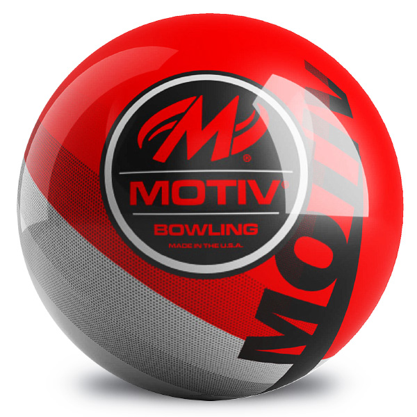 Motiv Velocity red grey spare ball plastic bowling ball