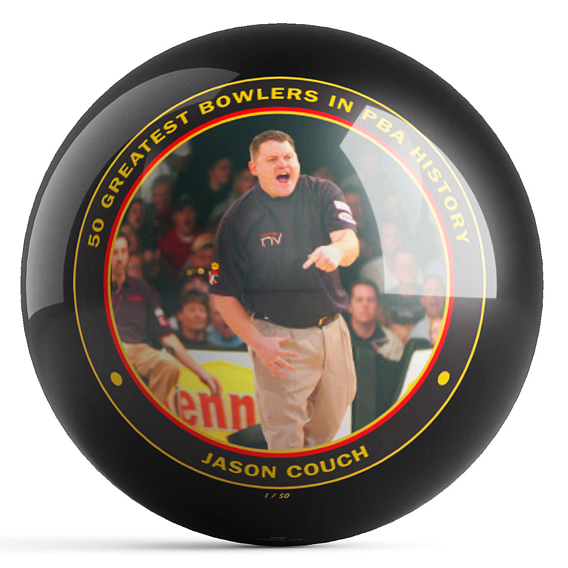 Jason Couch - PBA 50th Anniversary Plastic Bowling Ball